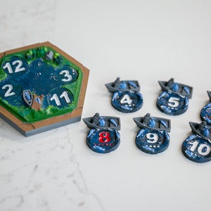 3D Printed Plastic Fish Tokens Lake Tiles for the Fisherman of | Etsy