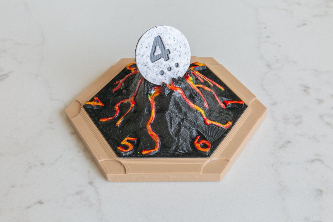 3D Print Catan Scenario: the Ancient Power Volcano/iceberg/jungle ...