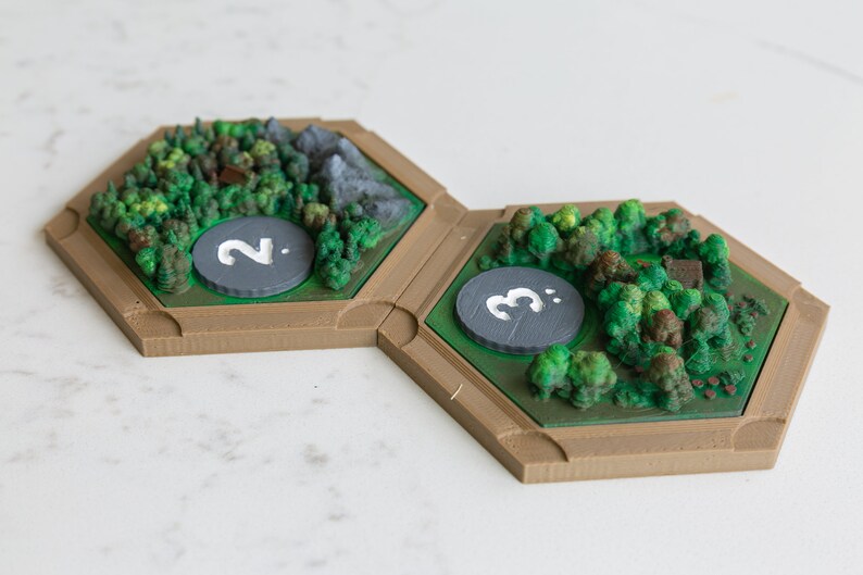 3D Print Catan Resource Tile - Etsy