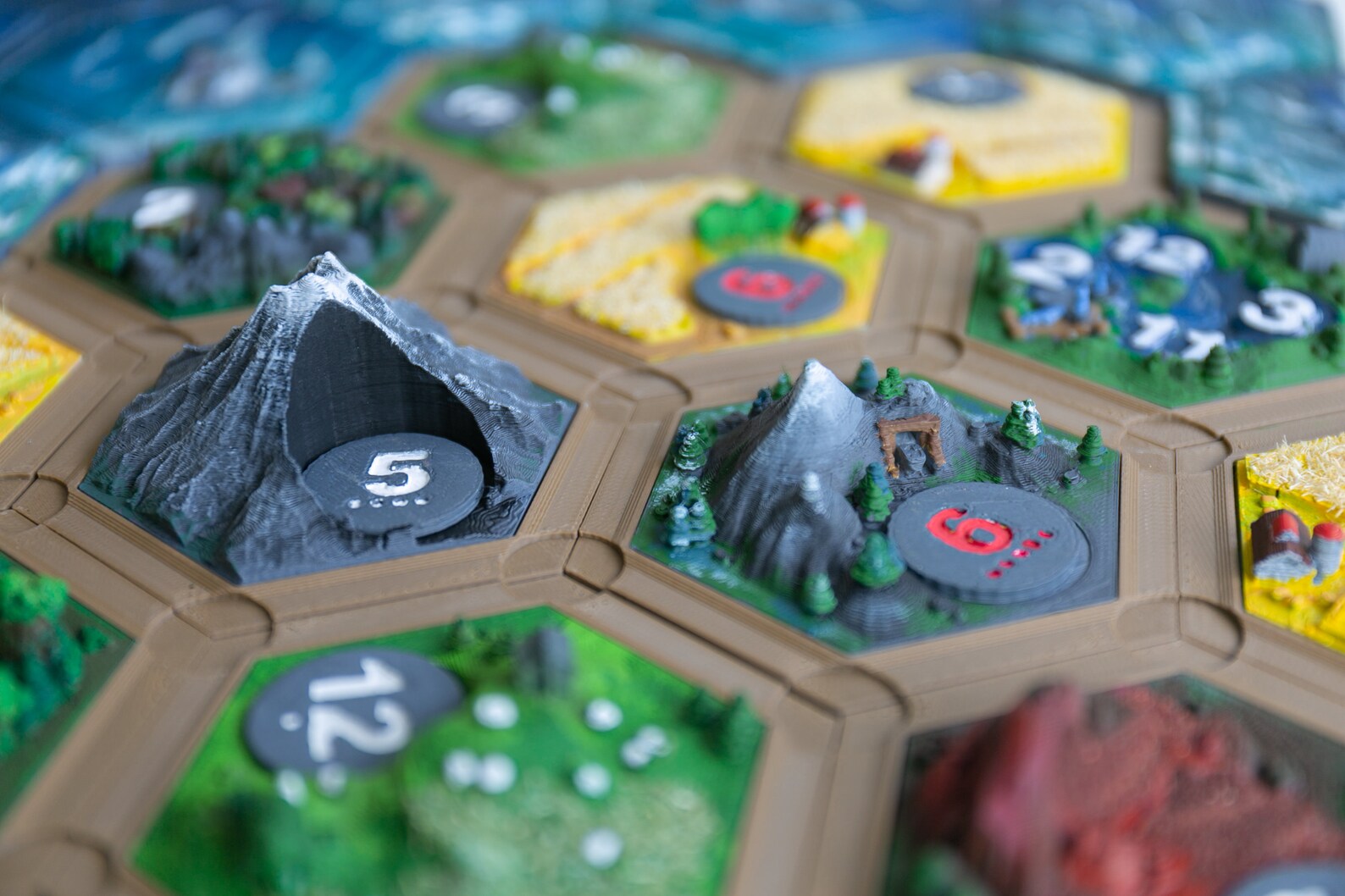 3D Print Catan Resource Tile - Etsy New Zealand