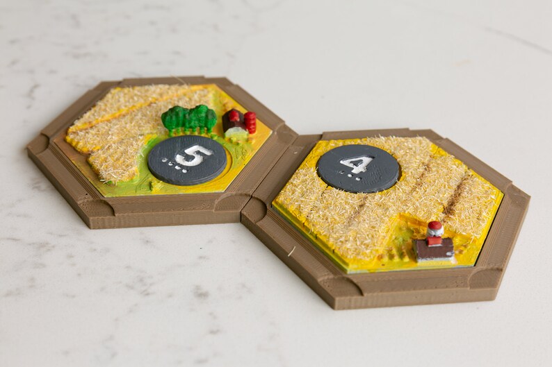 3D Print Catan Resource Tile - Etsy
