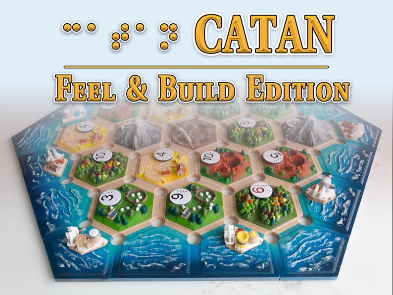 CATAN - Feel and Build Edition - Etsy UK