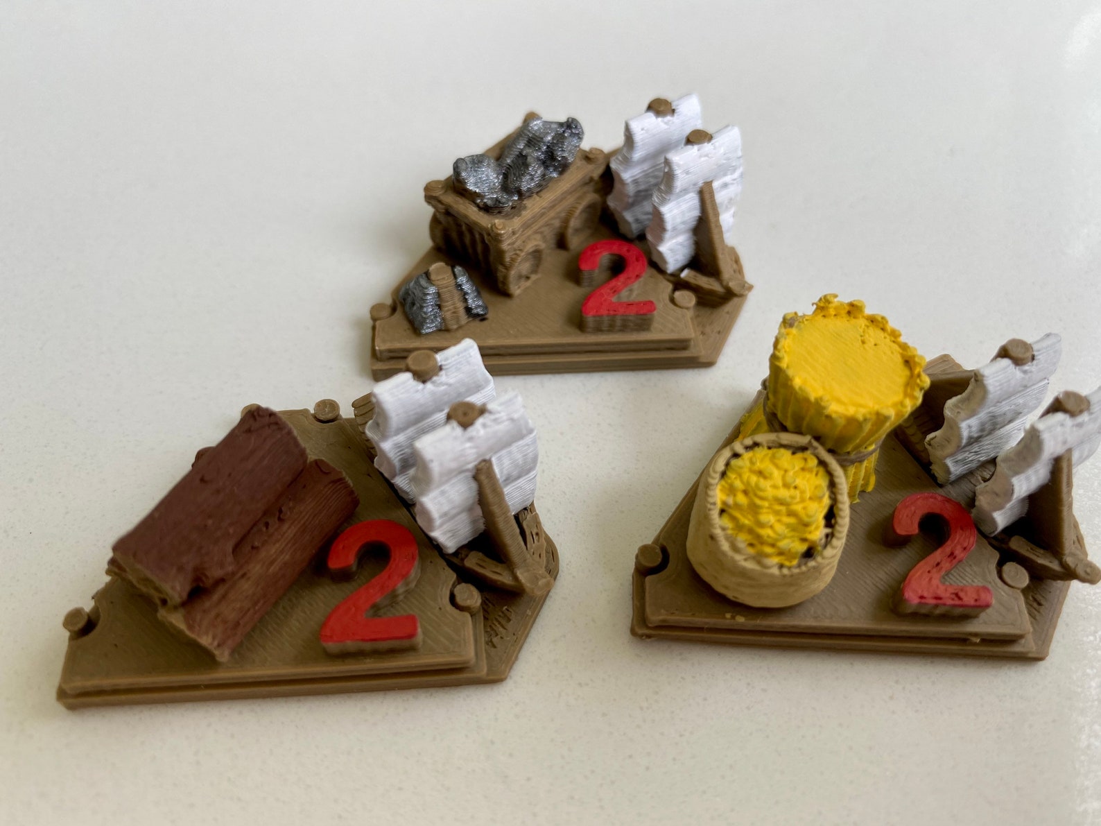 3D Printed Catan Harbor Tokens | Etsy