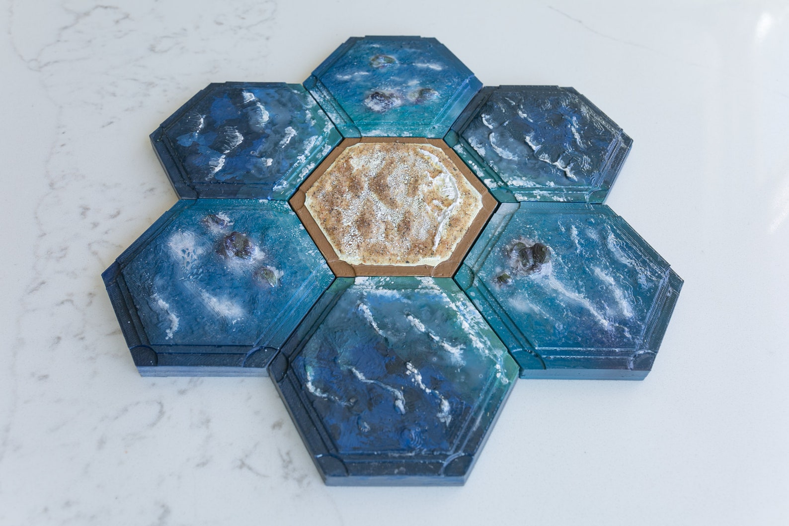 Catan 3D Printed Sea Tiles | Etsy