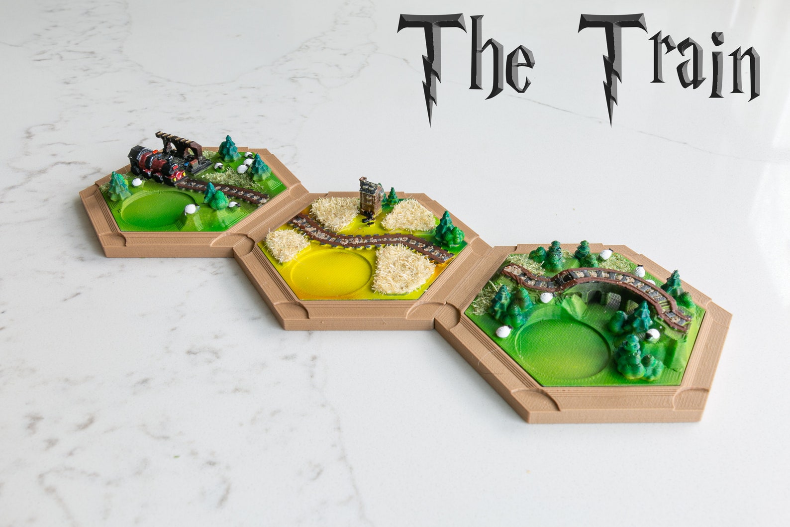 3D Printed Custom Catan Board Inspired by Magics - Etsy