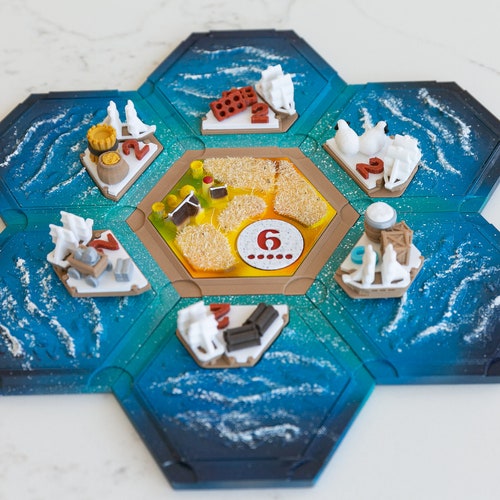 3D Printed Catan Harbor Tokens - Etsy