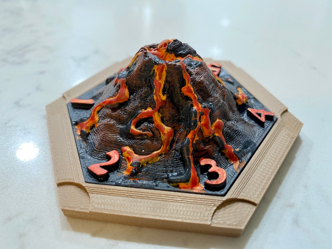 3D Print Catan Scenario: the Ancient Power Volcano/iceberg/jungle ...