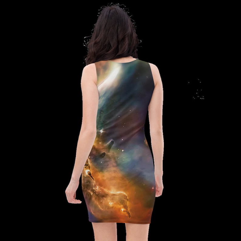 Nebula Dress, Space Dress, Celestial Dress, Unique Dress, Nebula Outer ...