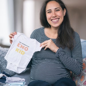 2nd Generation Emo Kid Bodysuit| Elder Emo Baby Shower Gift | Emo Baby ...