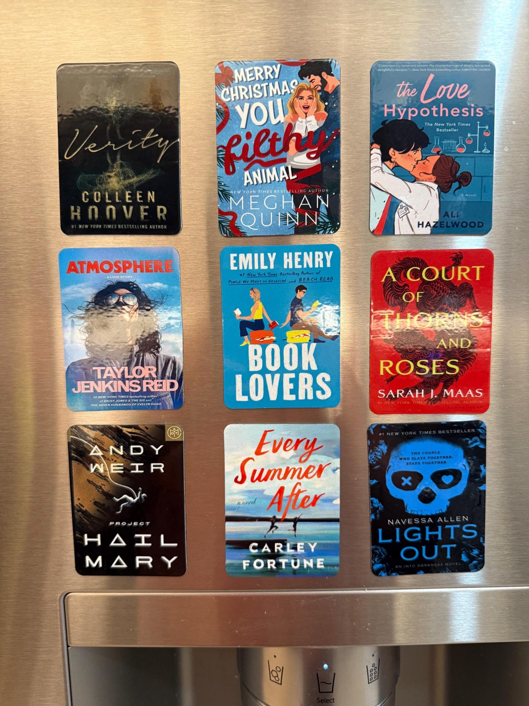 Book Cover Refrigerator Magnet - Etsy