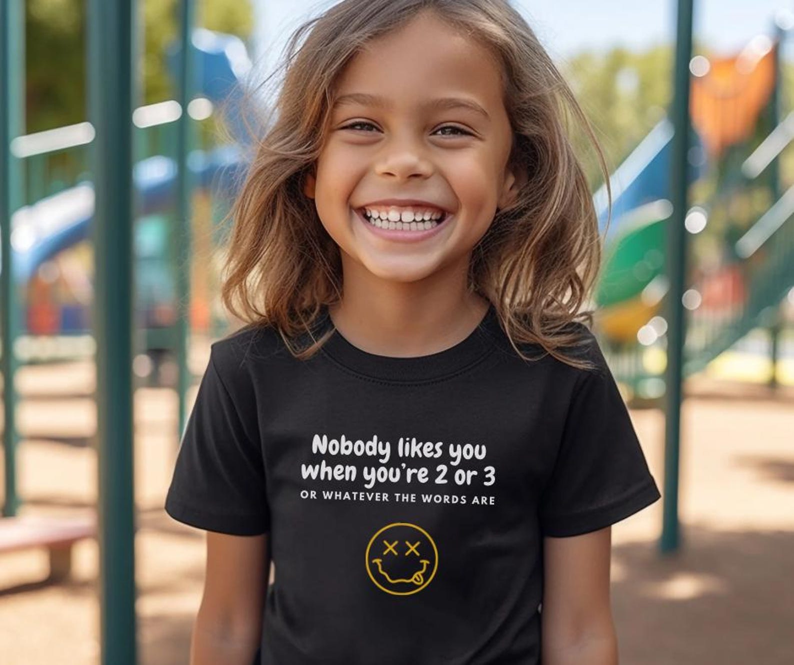 Nobody Likes You When You're 2 or 3 Toddler Shirt | Elder Emo Kids Gift ...