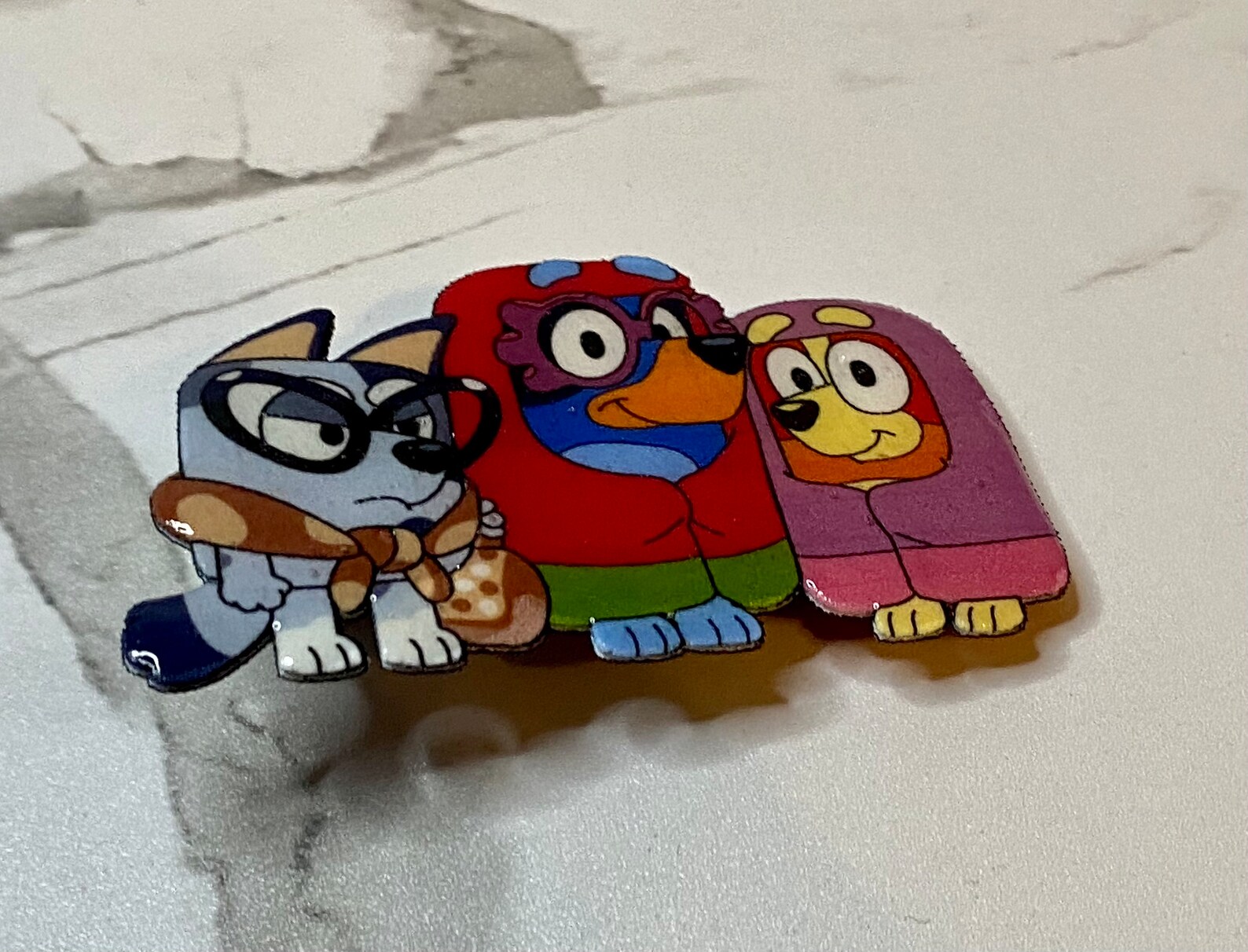Bluey Bingo Muffin Hair Clip | Grannies Janet Rita Gladys Barrette ...