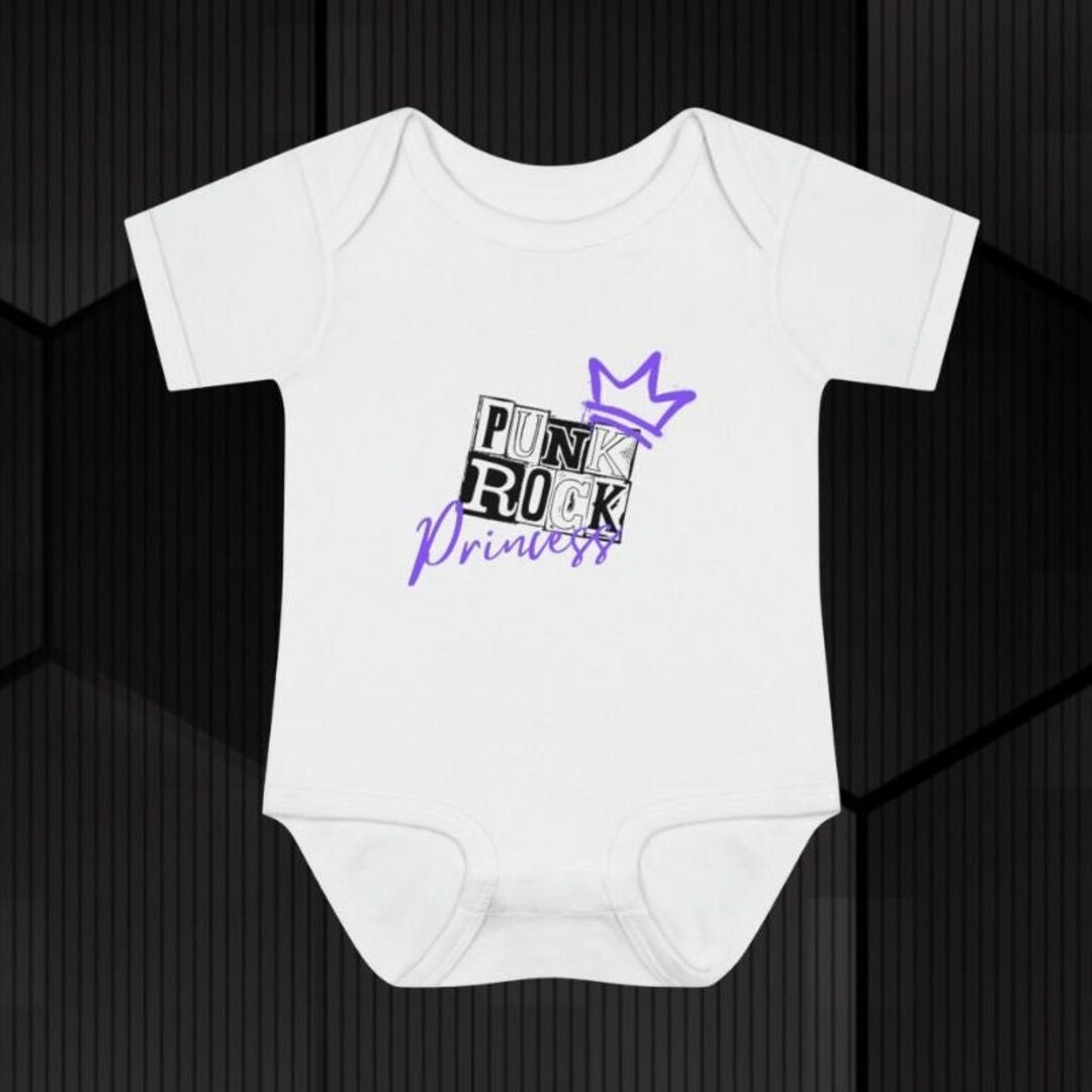 Punk Rock Princess Bodysuit | Elder Emo Baby Shower Gift | Emo Baby ...