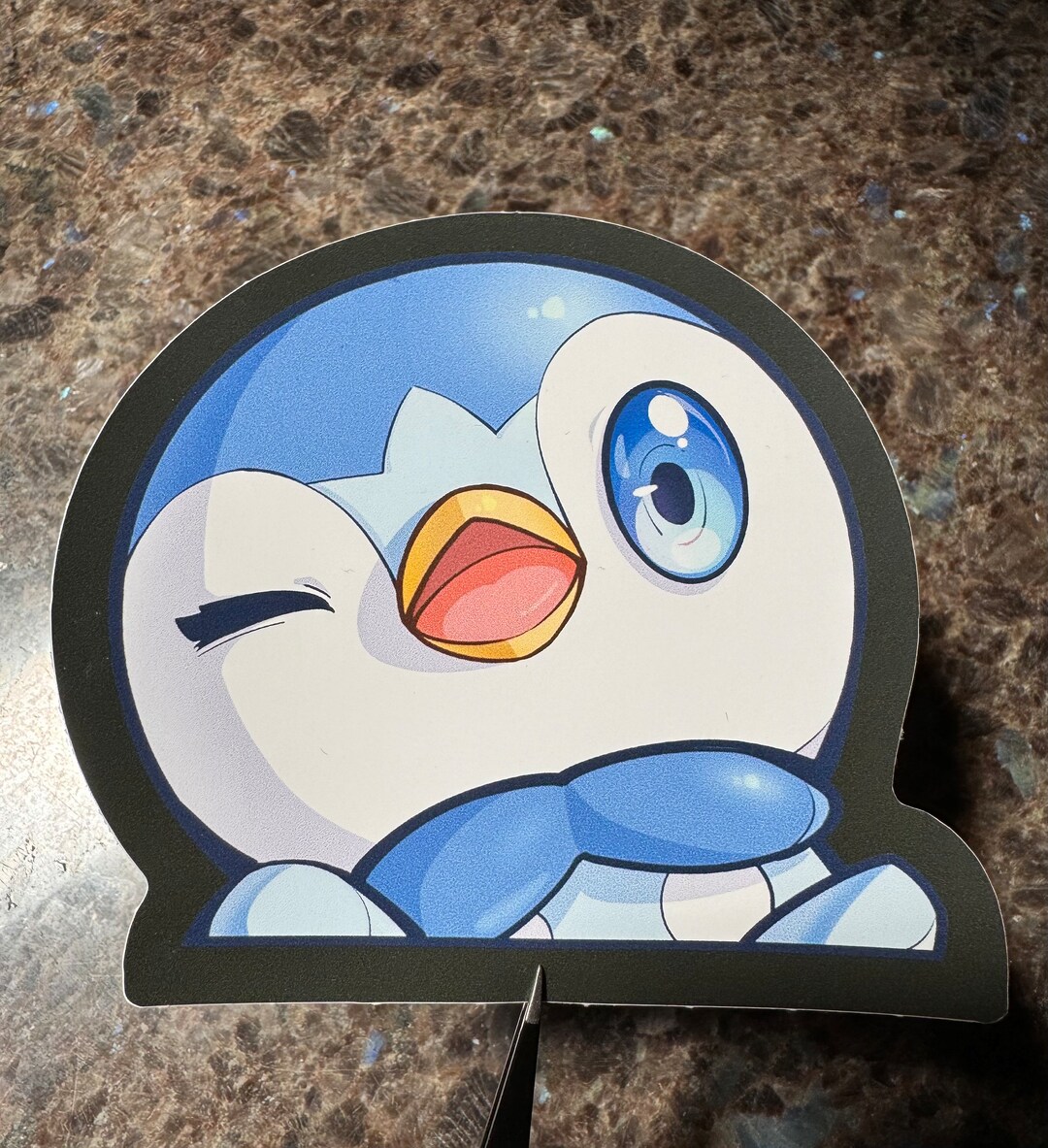 Piplup Peeker Sticker Waterproof and Weatherproof for Water Bottles - Etsy