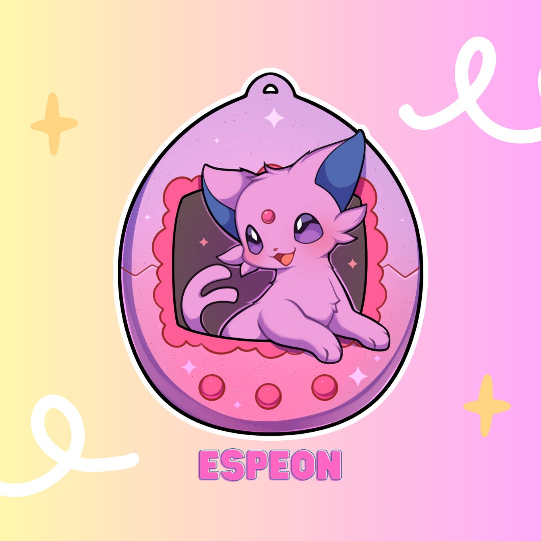 Espeon Tama Gadget Sticker - Etsy