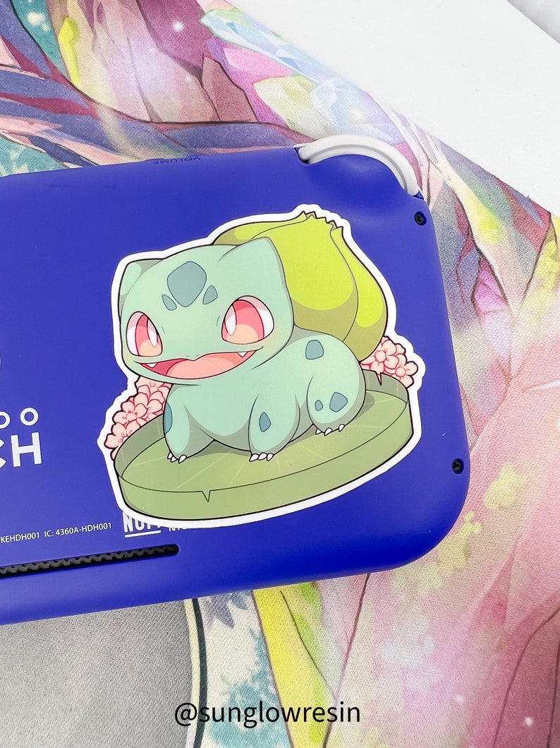Bulbasaur on a Lily Pad Vinyl Sticker Pokemon Stickers - Etsy