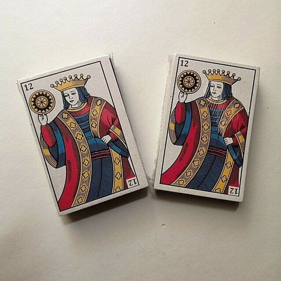 Original Moroccan Playing Cards Traditional Card Carta Ronda Magic🕧 ...