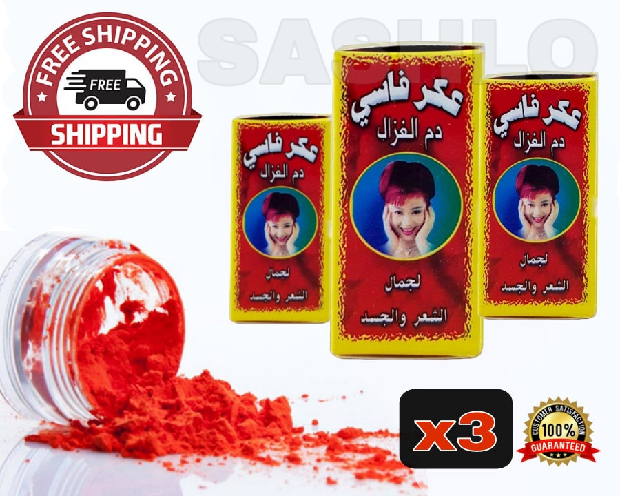 3 Pcs Aker Fassi / Red Poppy Powder 100% Natural VEGAN Glitter - Etsy