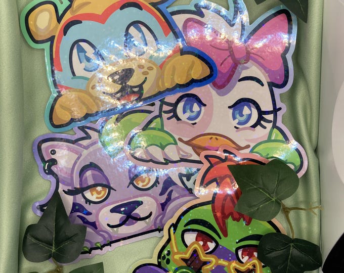 FNAF Glamrock Peeker Stickers | Sticker Paper Weatherproof | FNAF ...