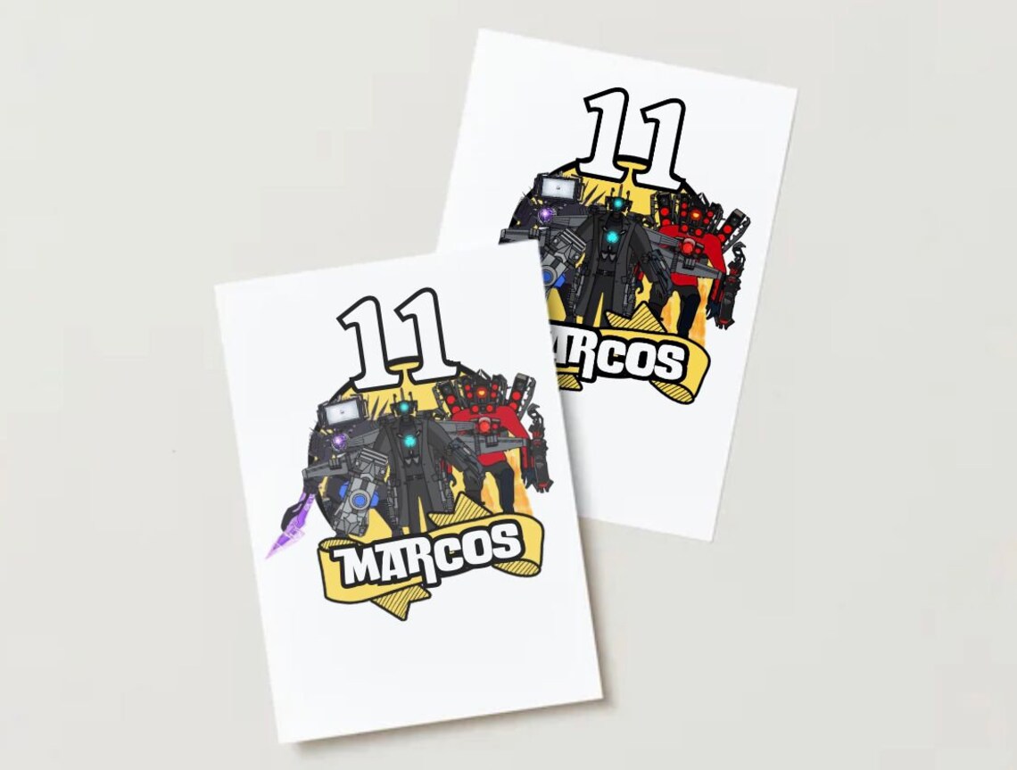 Skibidi Toilet Birthday Cake Topper Decorations - Etsy