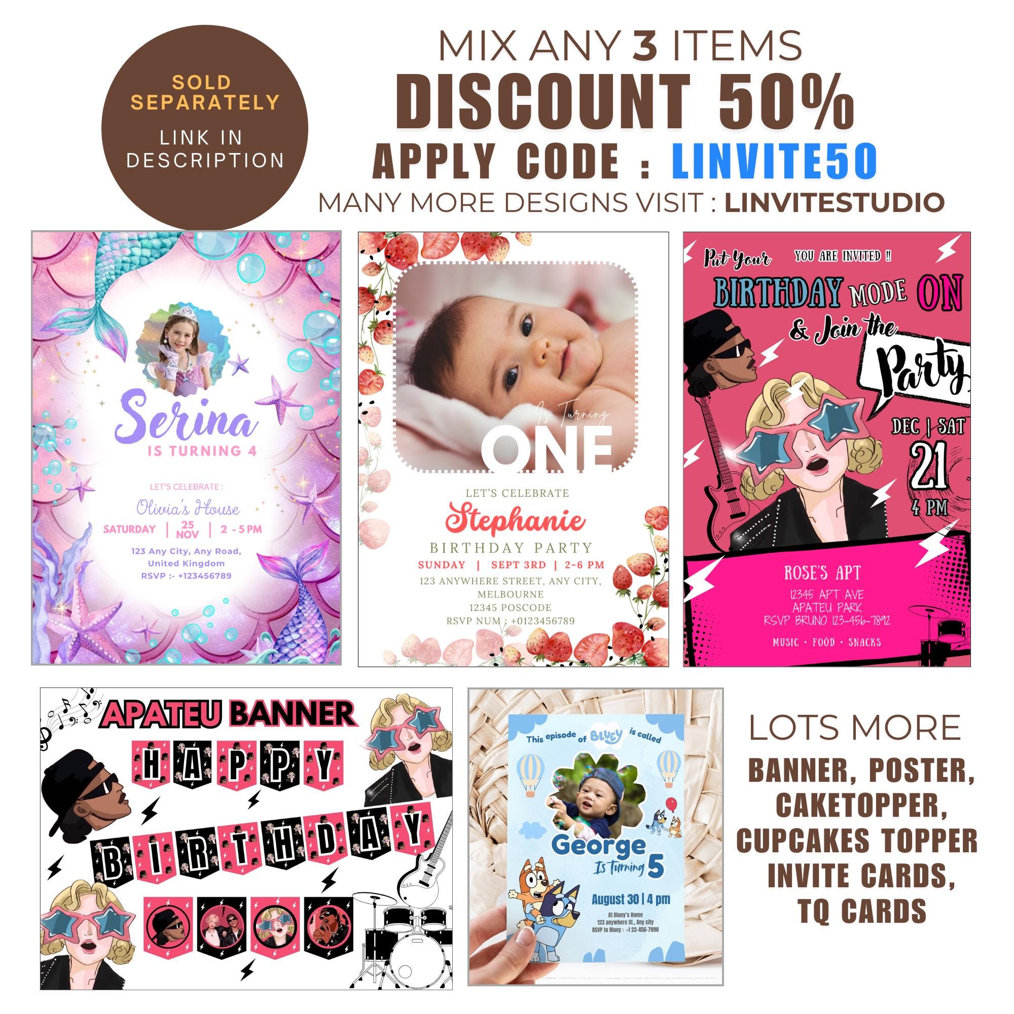 Anya Birthday Invitation Templates, Digital Spy X Birthday Invite, Anya ...