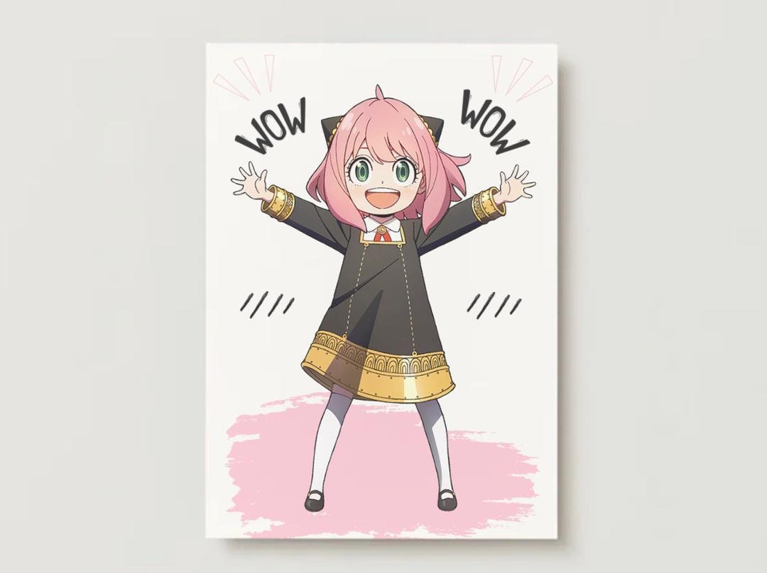 Anya Birthday Invitation Templates, Digital Spy X Birthday Invite, Anya ...