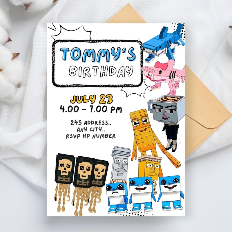 Brainrot Birthday Card - Etsy