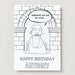 Editable Canva L DIY Boys Birthday Card Coloring Skibidi Toilet ...