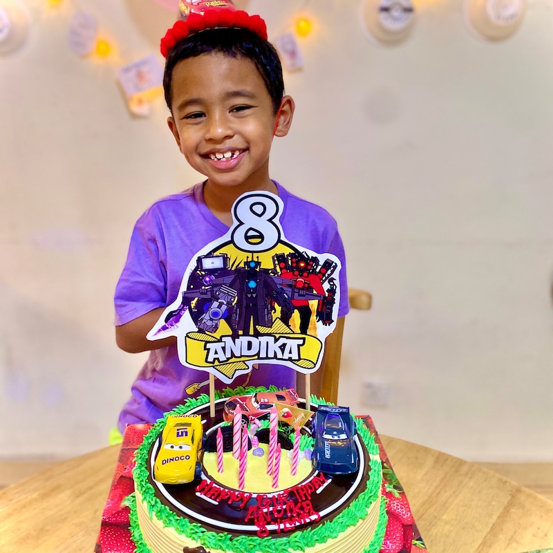 Skibidi Toilet Birthday Cake - Etsy