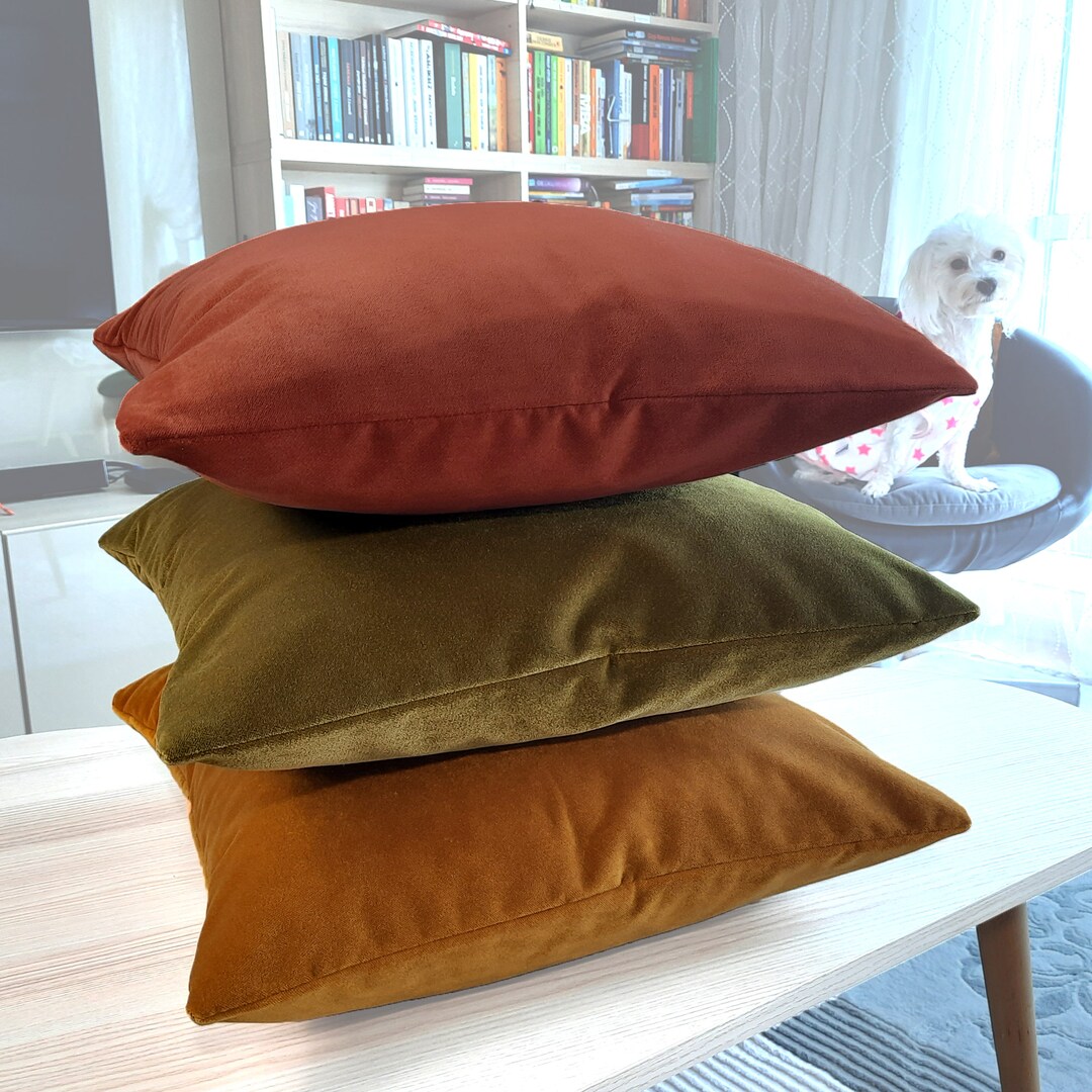 Fall Velvet Pillow Cover Any Size Luxury Velvet Throw Pillow - Etsy