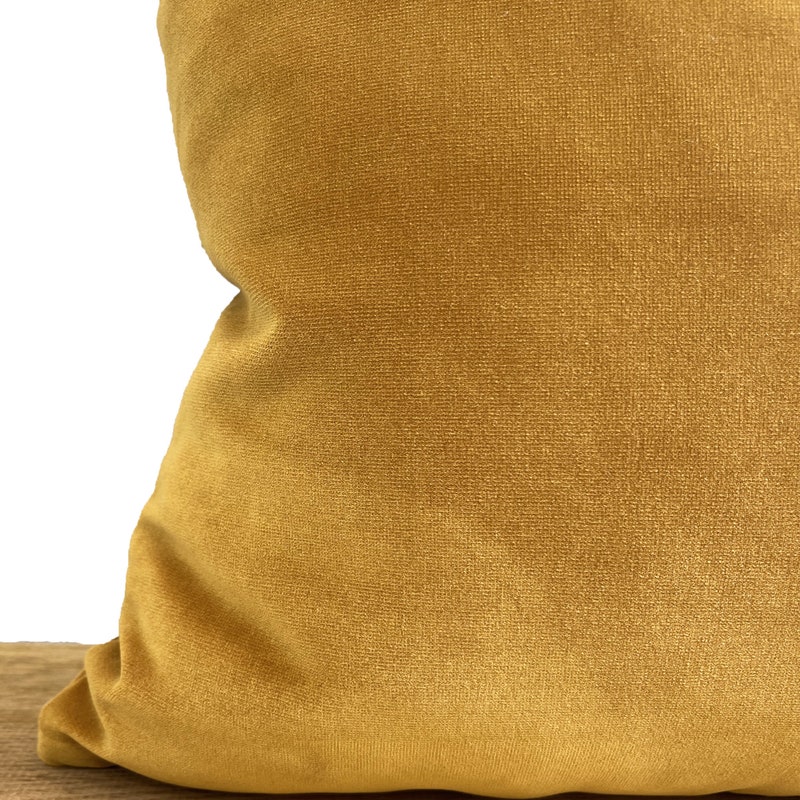 Mustard Velvet Pillow - Etsy