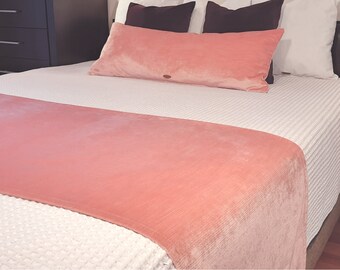 Pink Bed Runner - Etsy