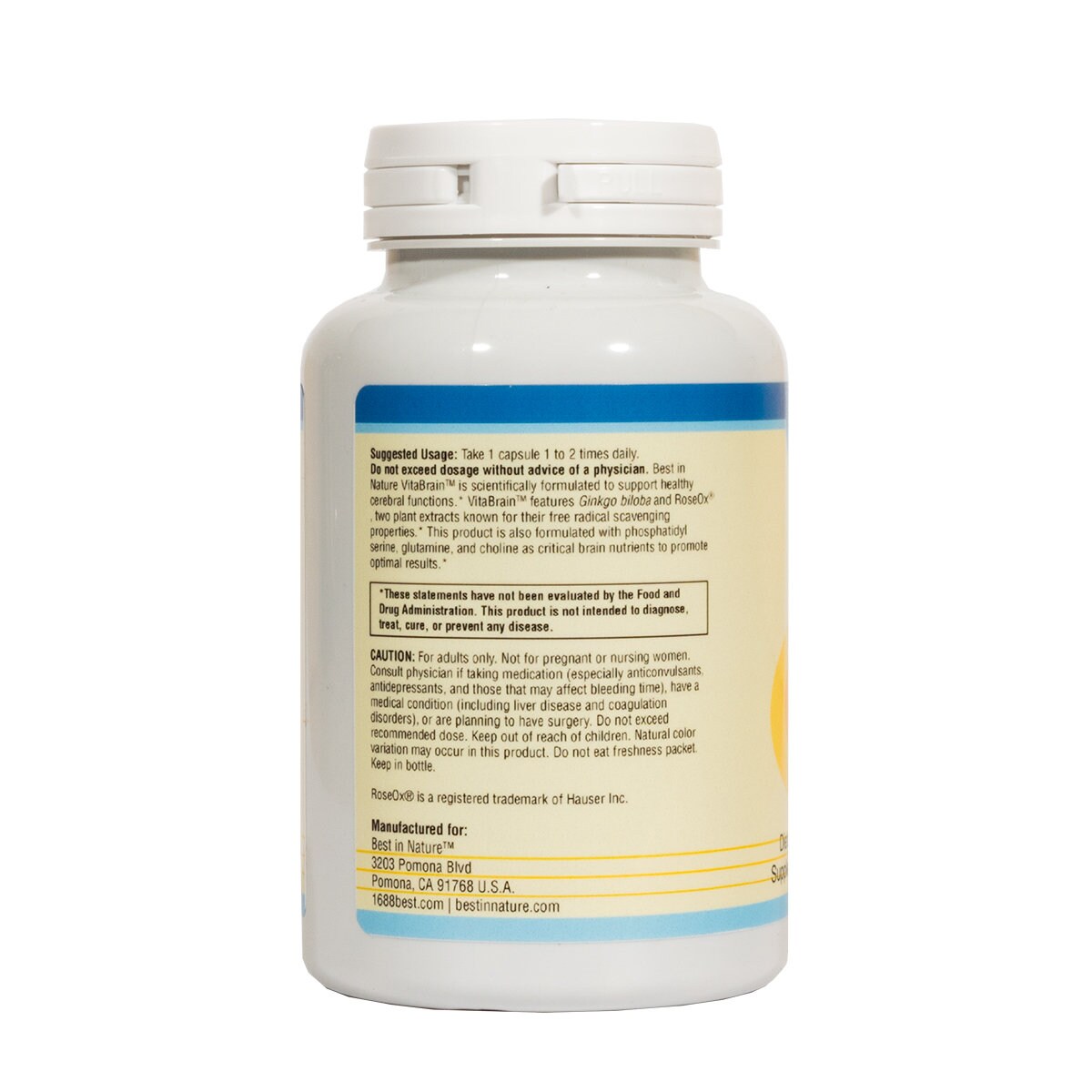 Vitabrain™ - Brain Support Supplement 120 Capsules - Etsy