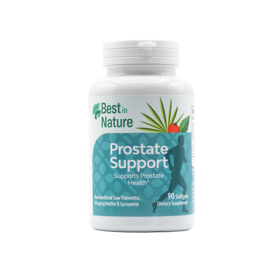 Prostate Support Herbal Supplement From Best in Nature 90 Softgels - Etsy