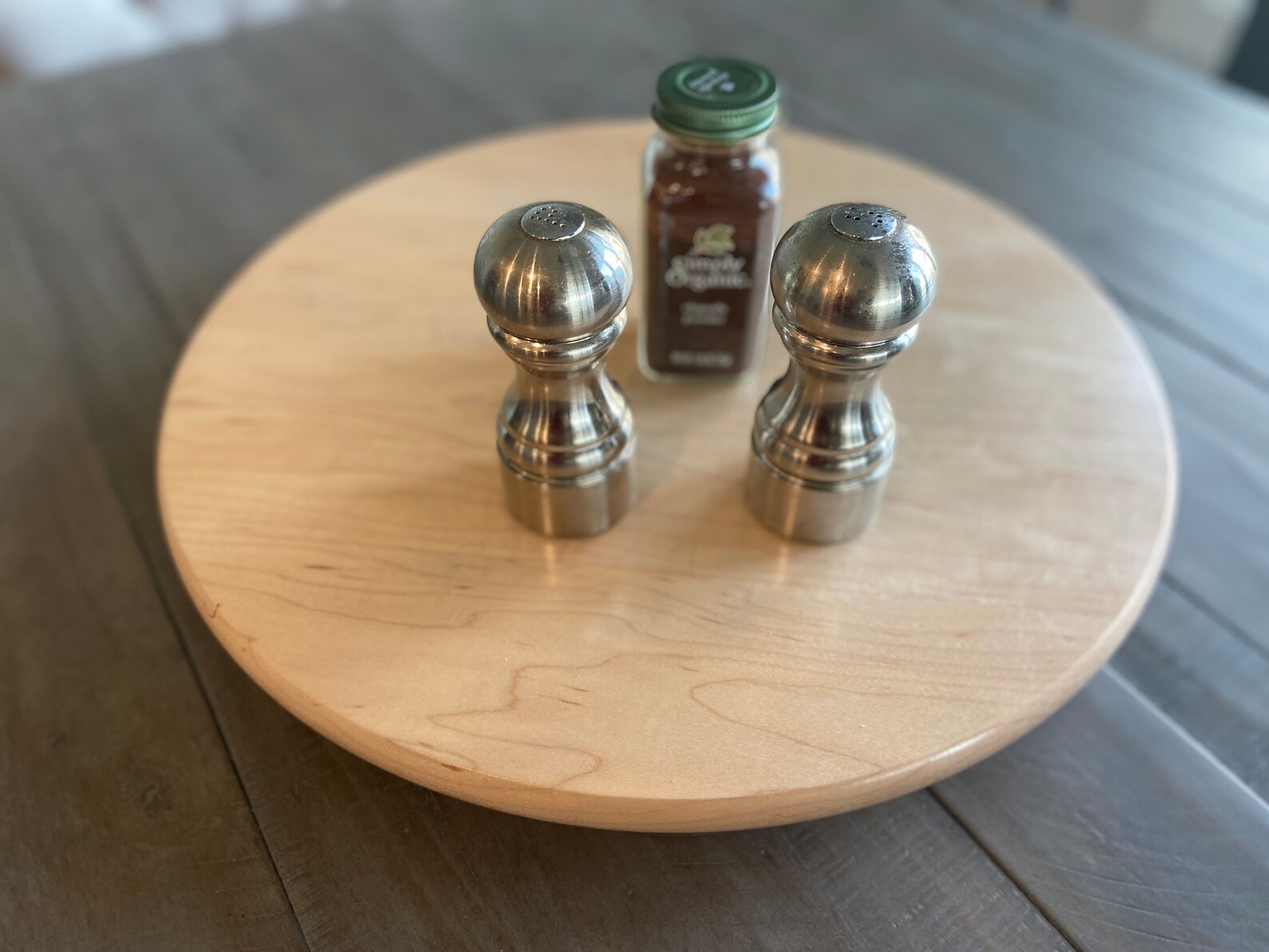 Walnut Lazy Susan-maple Lazy Susan-table Decor-lazy Susan Turn | Etsy