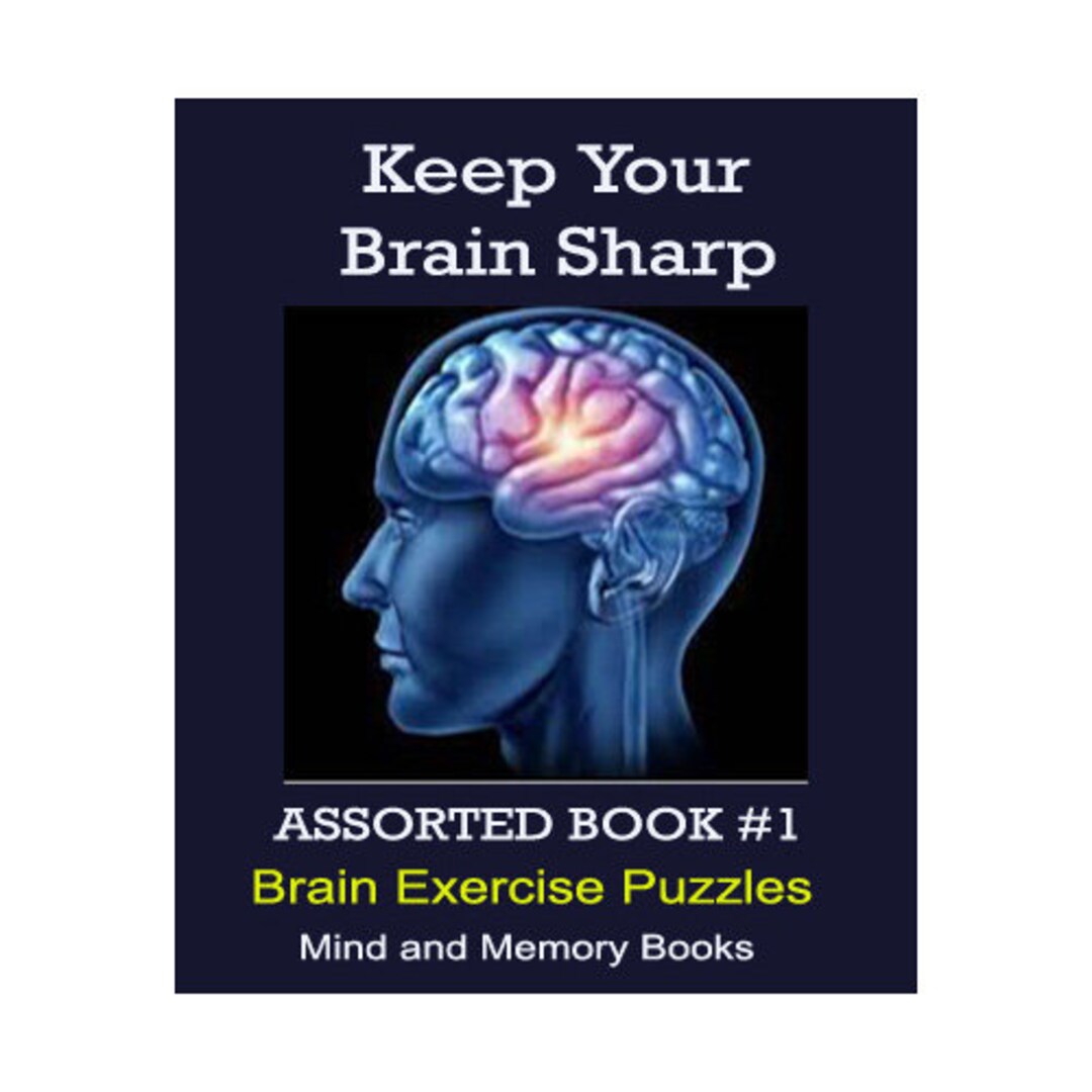Assorted #1 Puzzles and Games. A Fun Brain Exercise Book to Wake up the ...