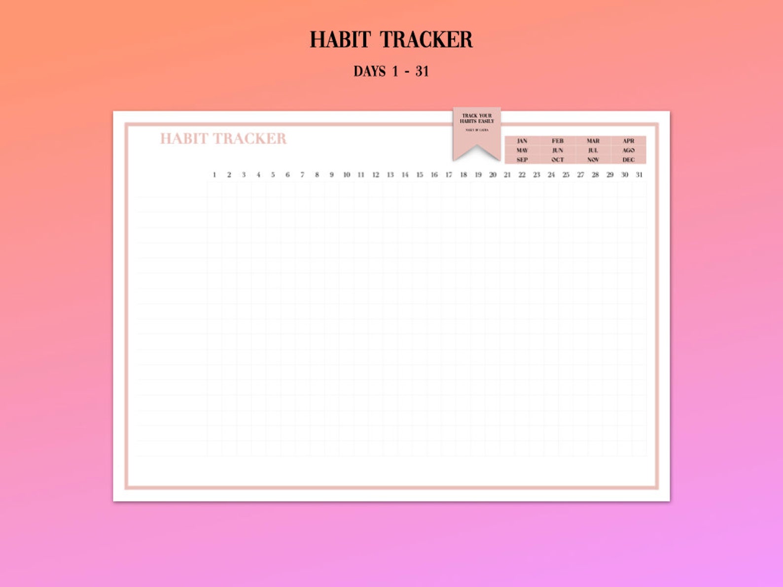 Printable Rose Gold Planner 2021 - Etsy