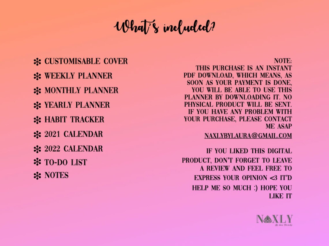 Printable Rose Gold Planner 2021 - Etsy