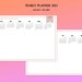Printable Rose Gold Planner 2021 - Etsy