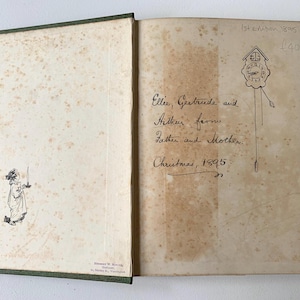 Antique 1895 National Rhymes of the Nursery Book, Gordon Browne ...