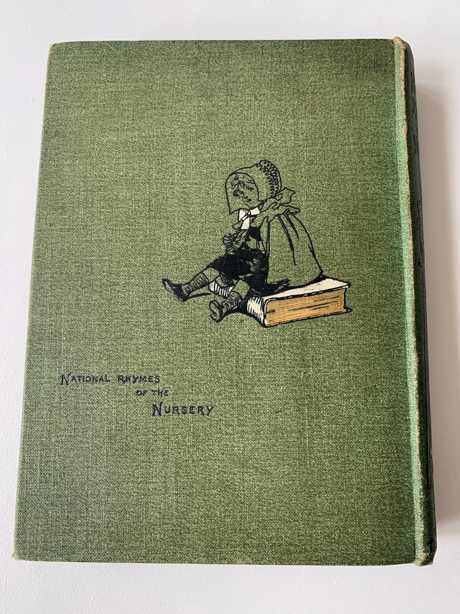 Antique 1895 National Rhymes of the Nursery Book, Gordon Browne ...