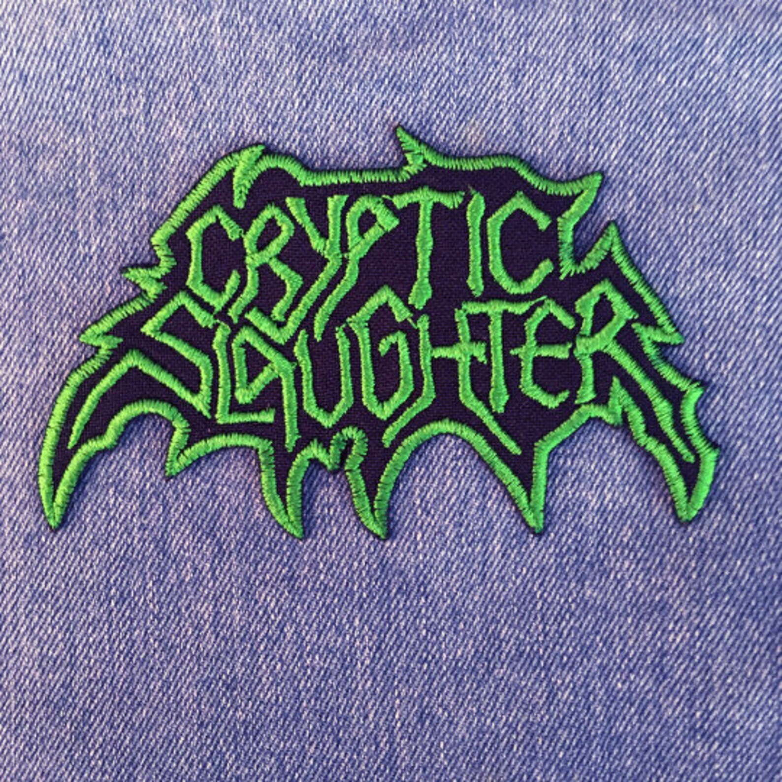 CRYPTIC SLAUGHTER Embroidered Patch D.R.I. S.O.D. Municipal - Etsy