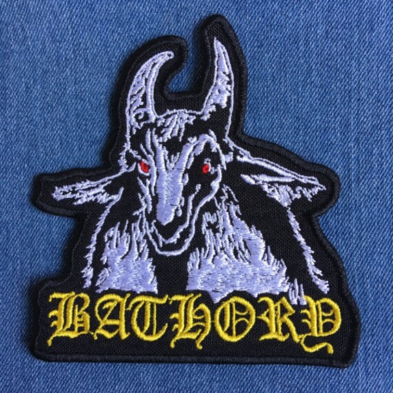 BATHORY Goat Embroidered Patch Darkthrone Immortal Venom - Etsy