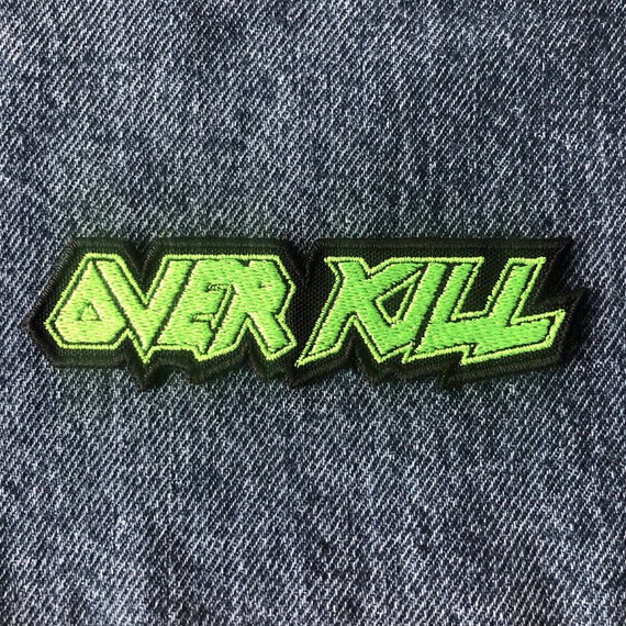 OVERKILL Embroidered Patch Megadeth Slayer Metallica Sepultura - Etsy