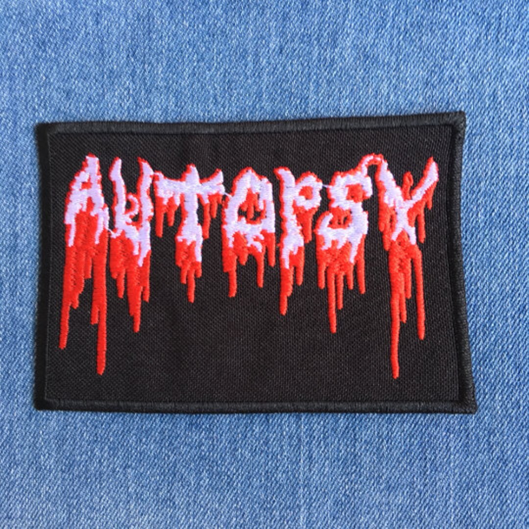 AUTOPSY Embroidered Patch Incantation Immolation Asphyx Morbid Angel Suffocation Demilich ...