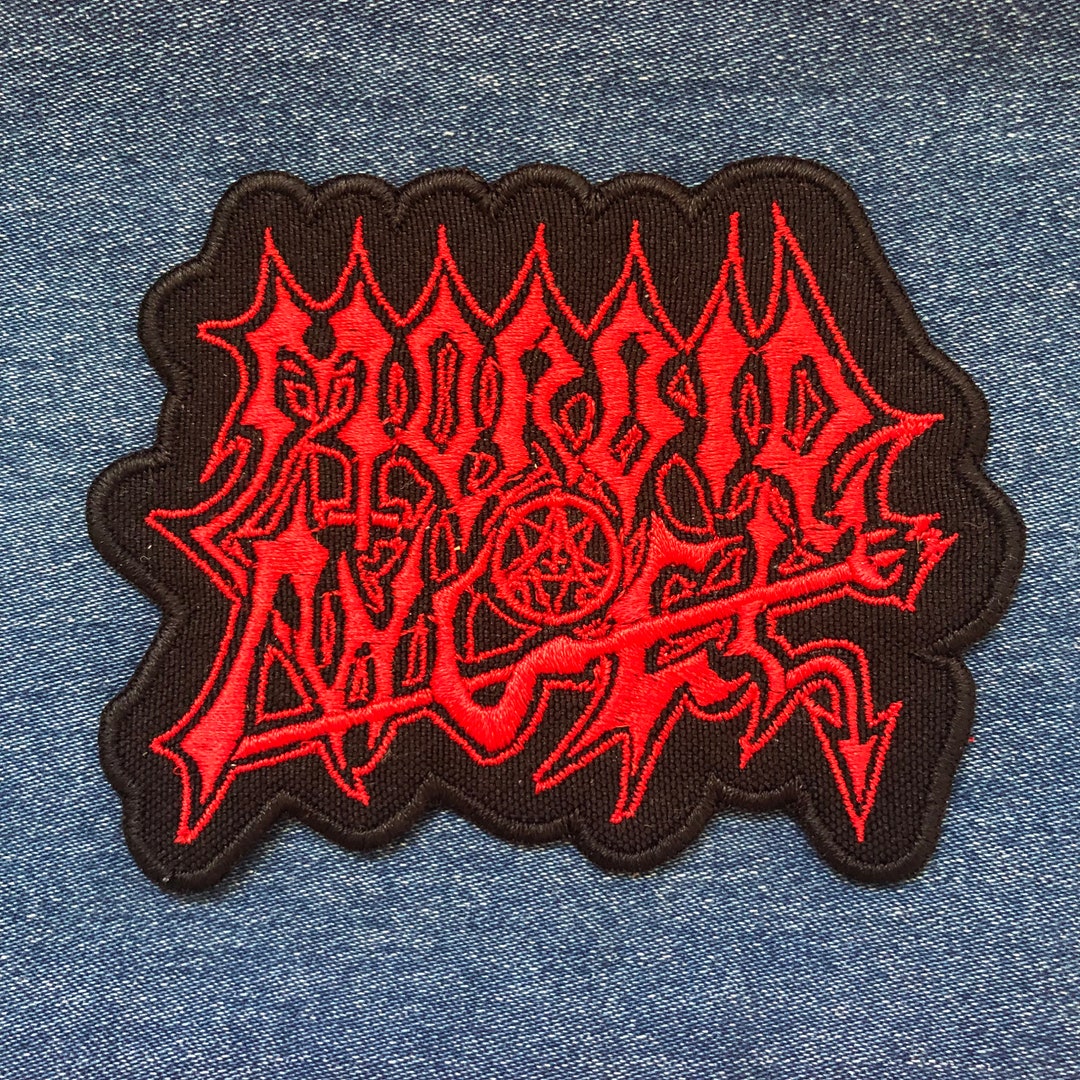 MORBID ANGEL Red Embroidered Patch Cryptopsy Pestilence - Etsy