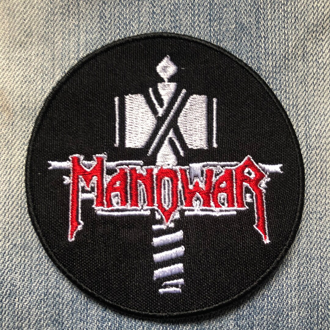 MANOWAR Embroidered Patch Running Wild Accept Grave Digger - Etsy