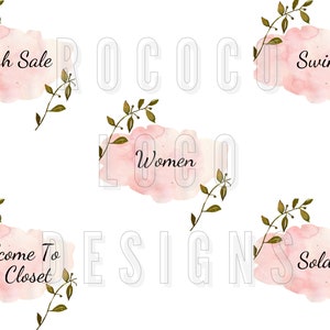 Poshmark Signs Digital Download Reseller Signs Closet Store Signs ...