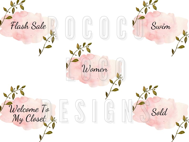 Poshmark Signs Digital Download Reseller Signs Closet Store Signs ...