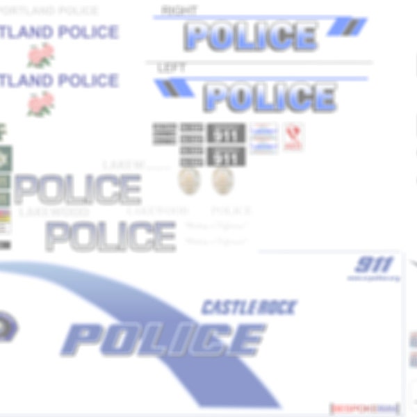 Scale Model Car Decals - Etsy